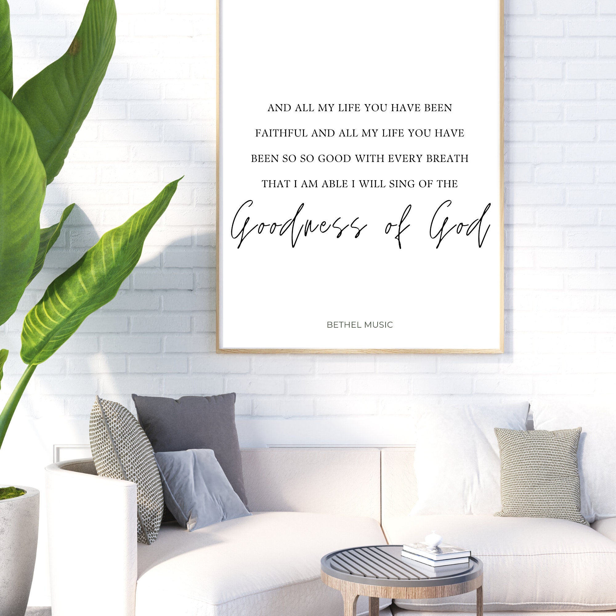 Goodness of God Sign Print Poster, Goodness of God Digital Banner Wall ...