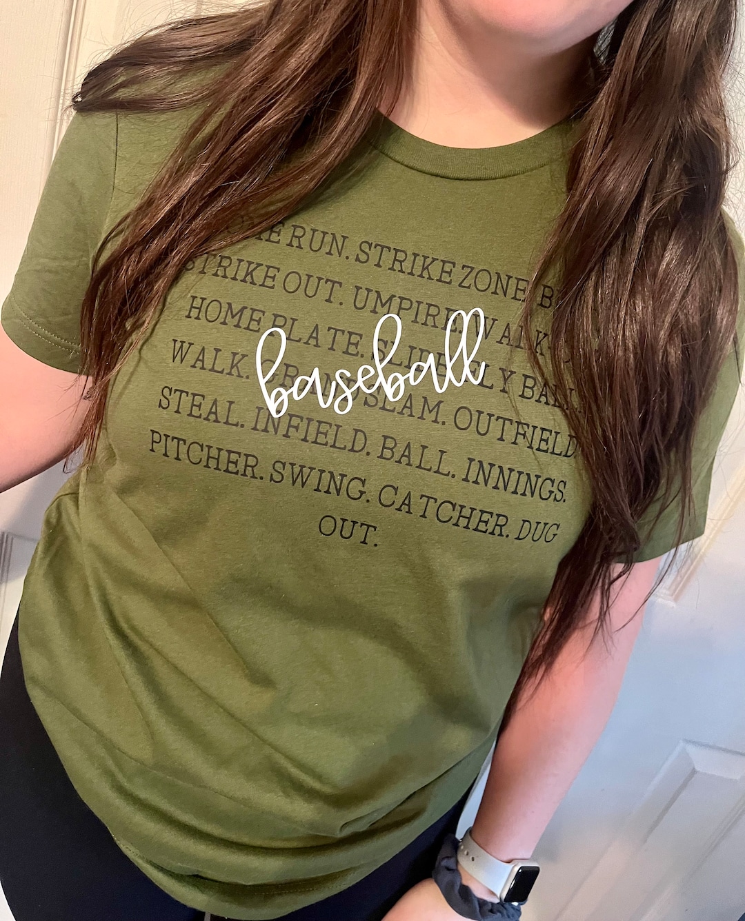 Baseball Adjectives T-shirt - Etsy