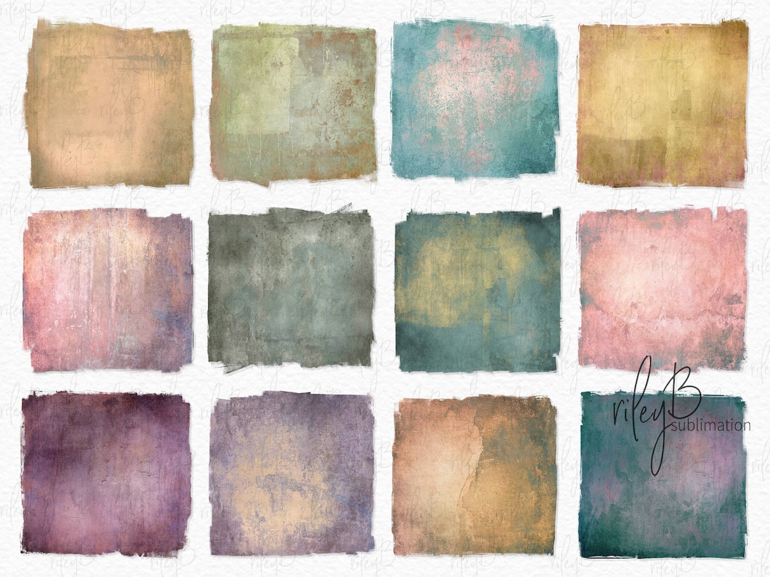 Textures of Tulum Pngs - Rainbow Color Textures - Mixed Color Overlays ...