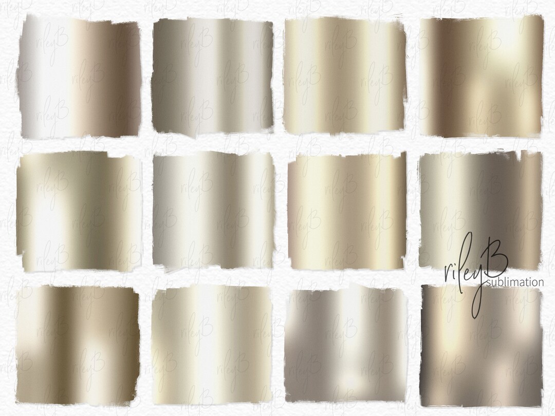 Champagne Gold Grainy Gradients - Gold Shimmer Textures - Gold ...