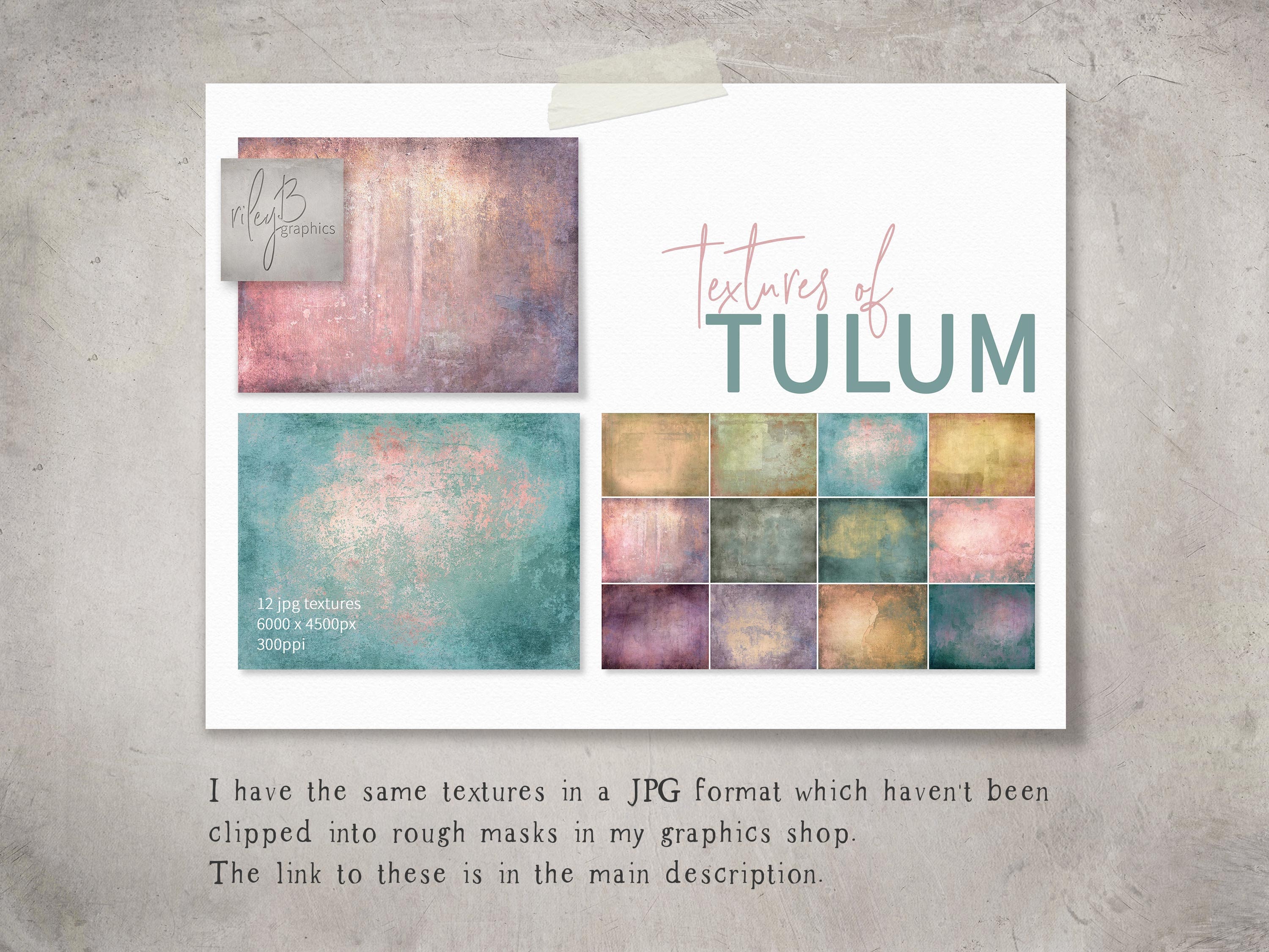 Textures of Tulum Pngs - Rainbow Color Textures - Mixed Color Overlays ...