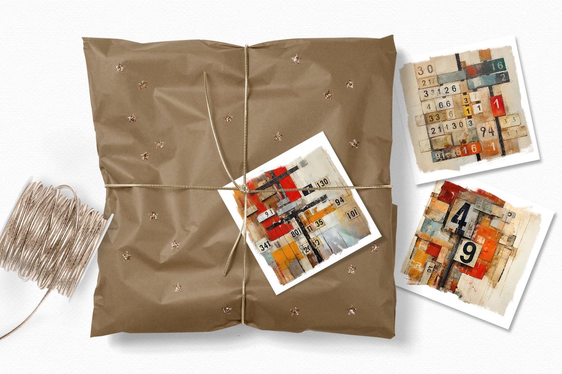 Abstract Numbers Pngs - Random Numbers - Digital Distressed Number ...