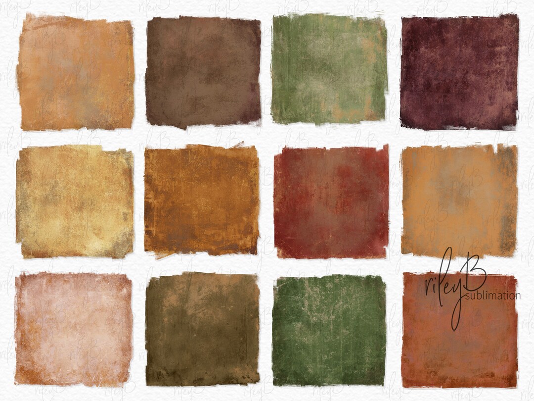 Vintage Thanksgiving Texture Pngs - Thanksgiving Color Palette - Fall ...