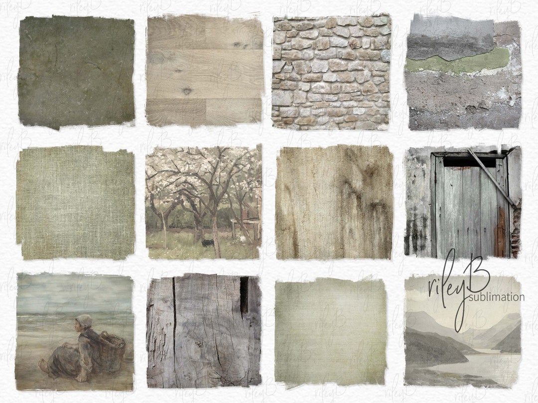 Rustic Sage Textures Pngs - Weathered Wood Textures - Antique Paintings ...