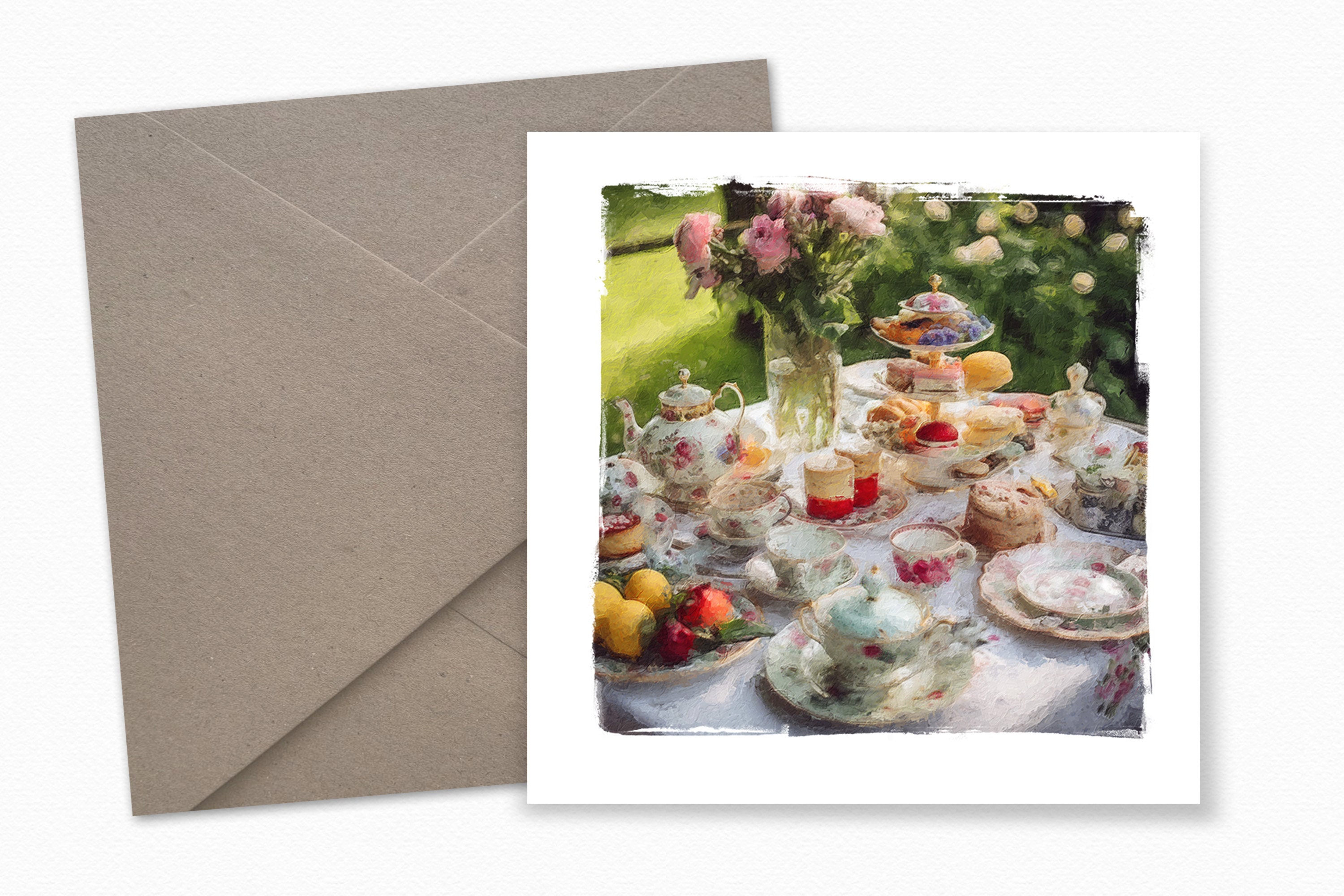 High Tea Oil Painting Pngs - Tea Party Pngs - Afternoon Tea - Summer ...