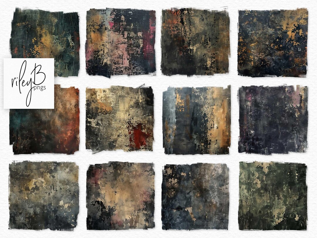 Dark Academia Grunge Painting Pngs - Grungy Backgrounds - Dark Grungy ...