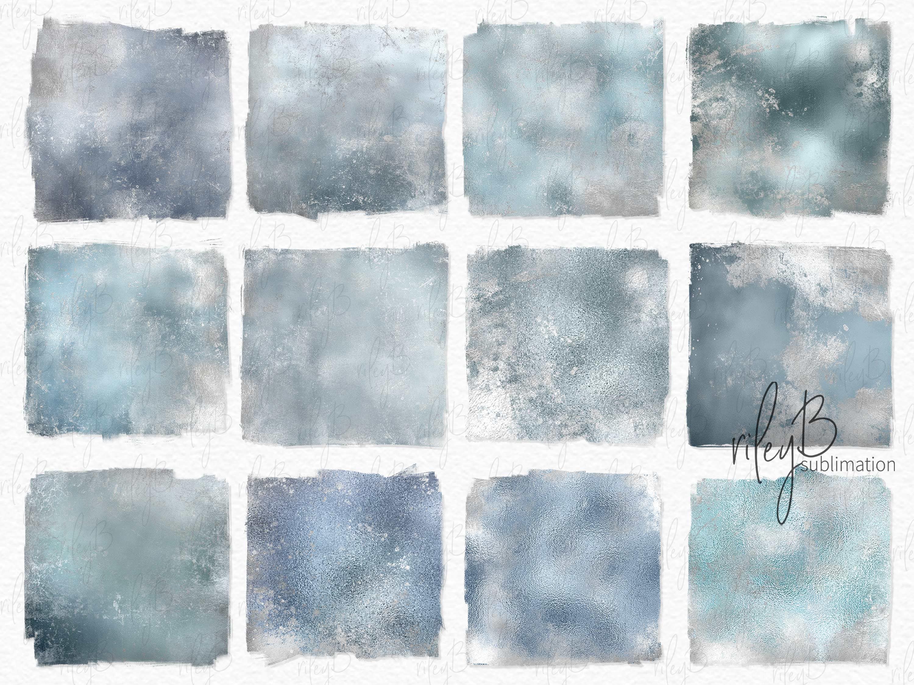 Ice Blue Background PNGs Pale Blue Shimmer Sublimation PNGs 12 Winter ...