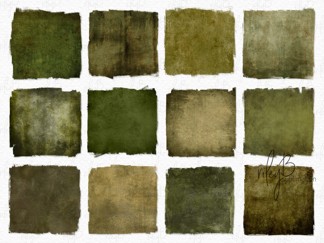 Olive Green Texture Pngs - Olive Distressed Digital Paper - Olive Green ...