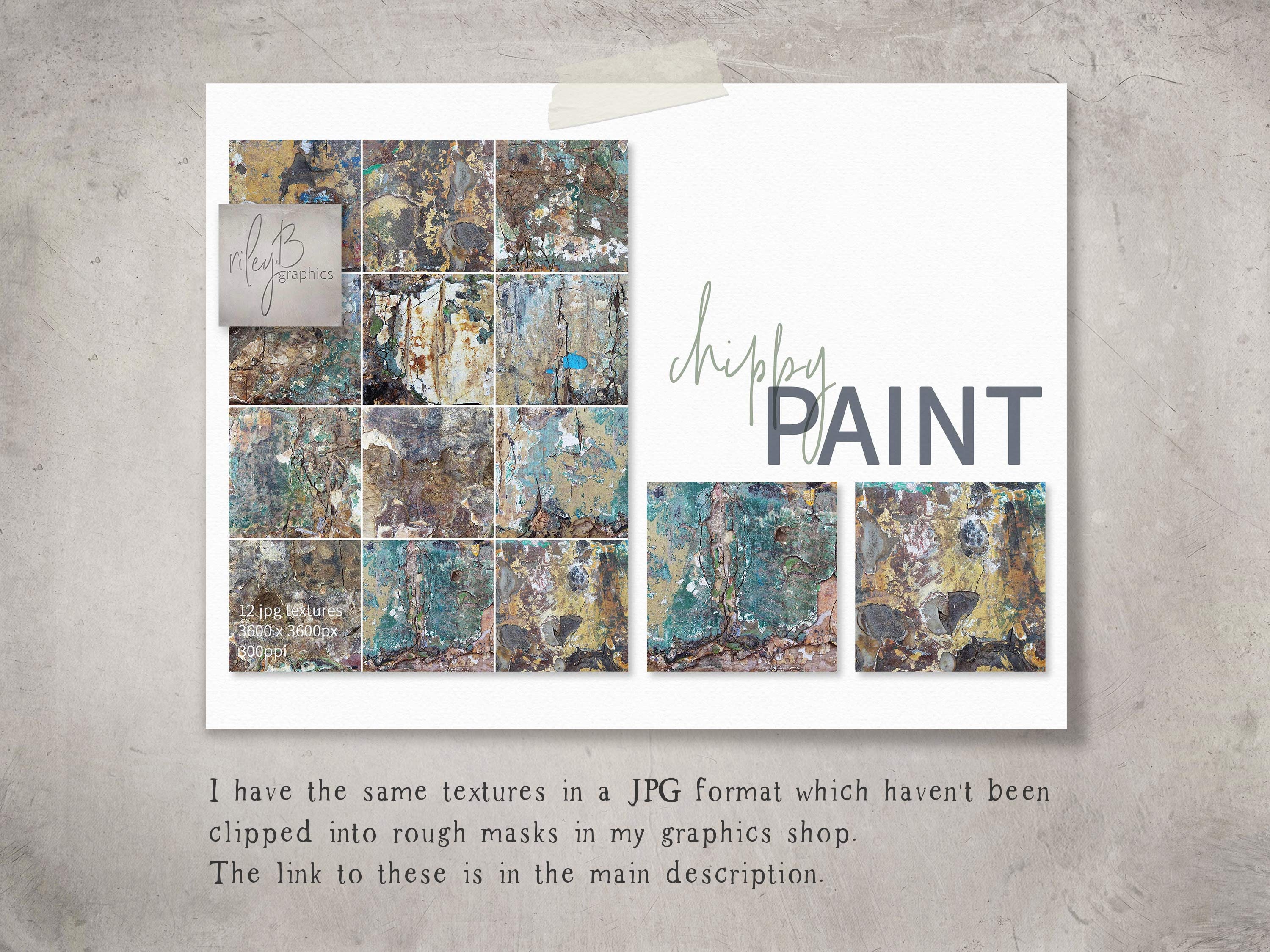 Chippy Paint Pngs - Multicolored Sublimation Pngs - Old Paint Textures ...