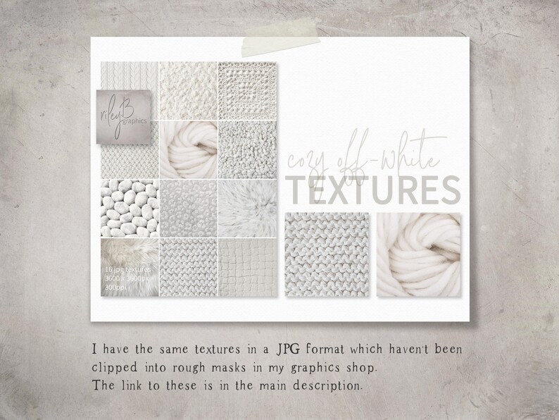 Cozy Off-white Textures - Off-white Backgrounds - Cozy Digital Paper ...