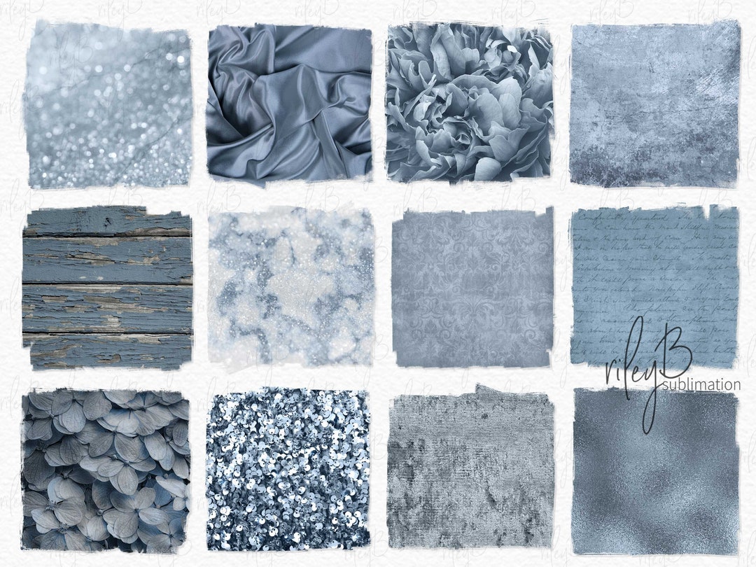 Dusty Blue Texture Pngs - Dusty Blue Backgrounds - Dirty Blue Digital ...