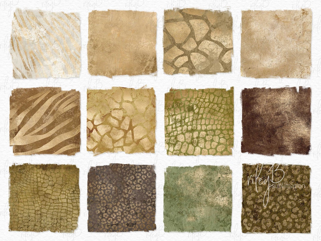 Golden Safari Texture Pngs - Animal Print Textures - Gold Animal Prints ...