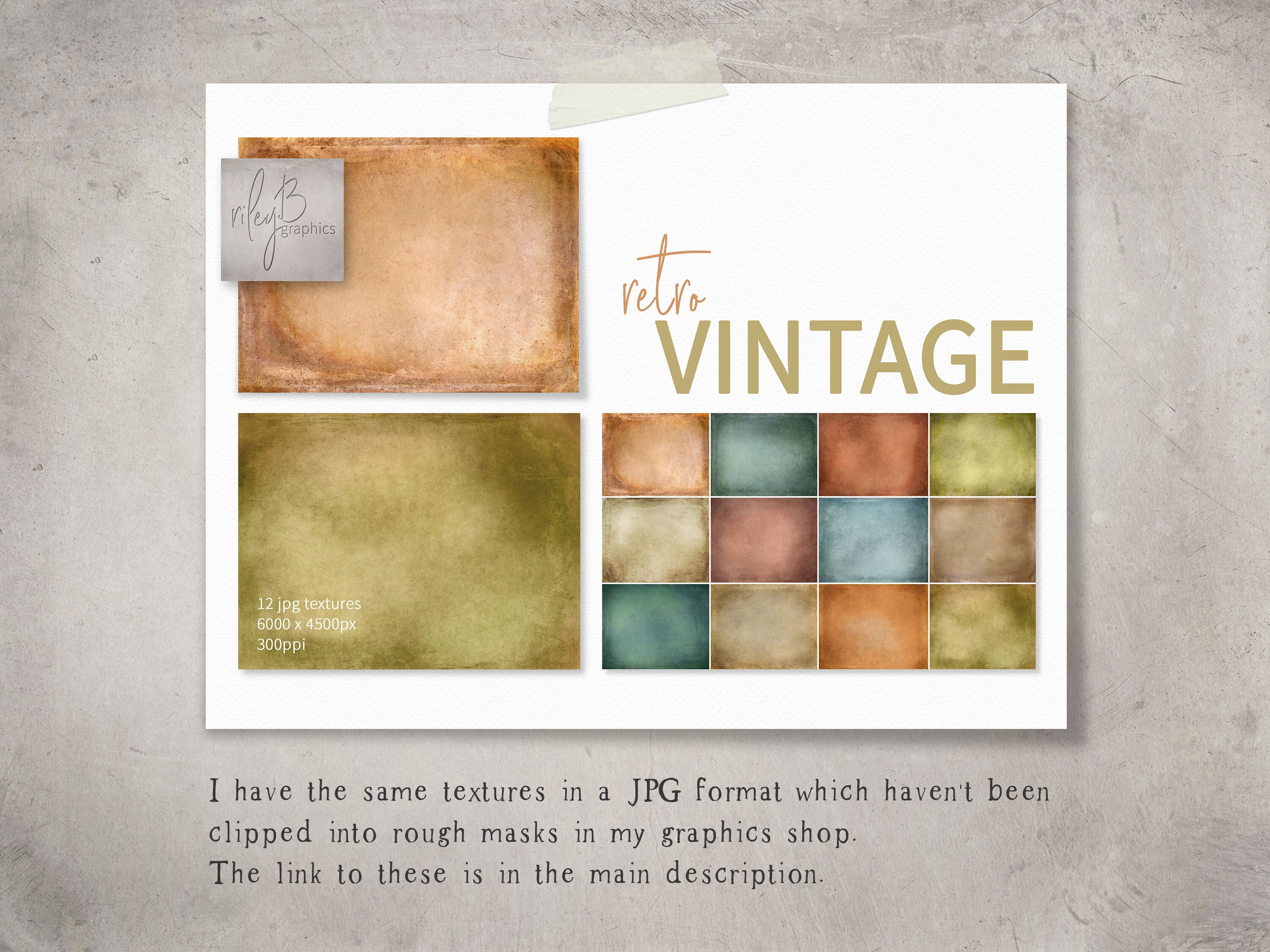 Retro Vintage Texture Pngs - Vintage Color Backgrounds - Retro Color ...