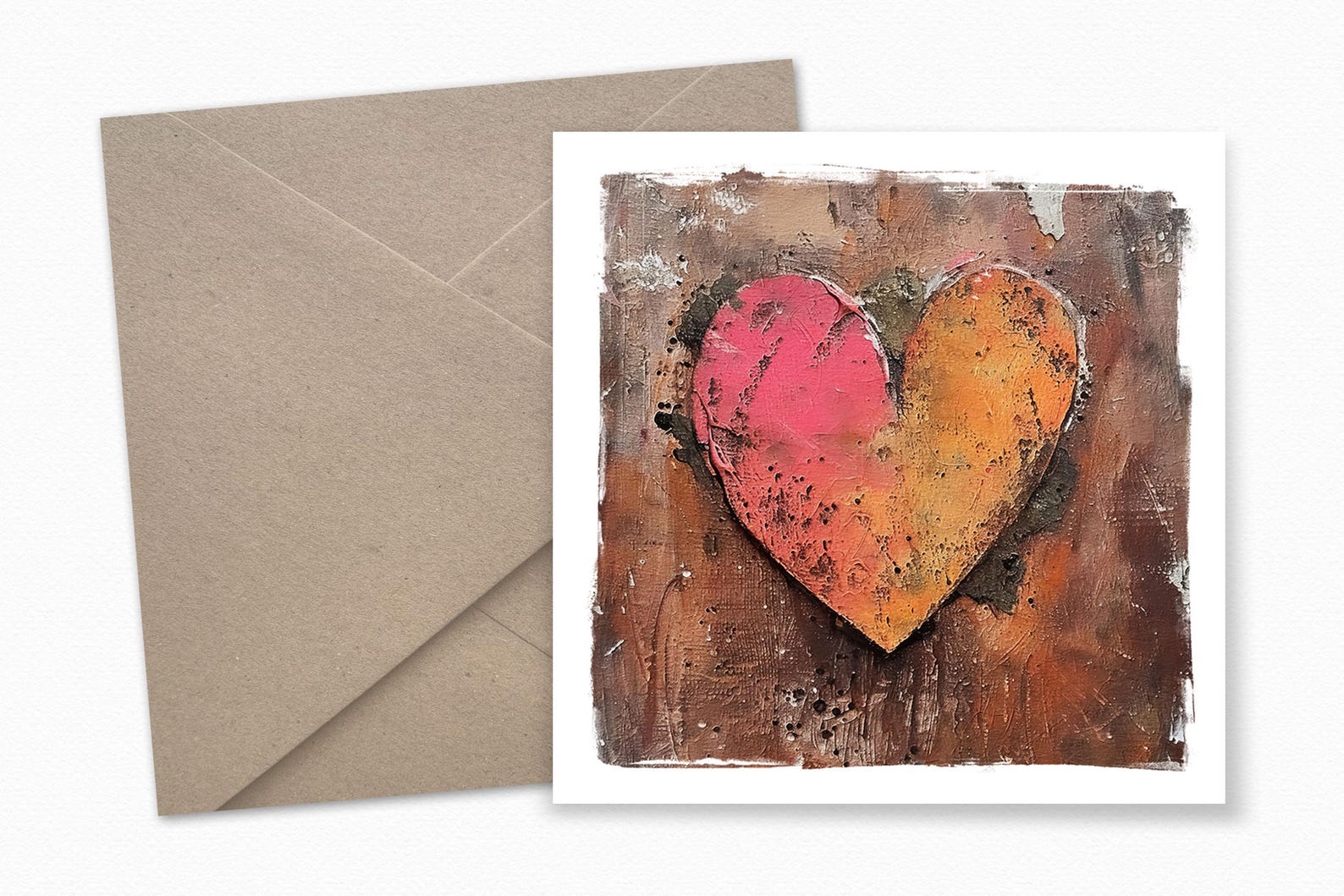 Rusty Painted Hearts Pngs – Distressed Metal Heart Artwork – Vintage ...