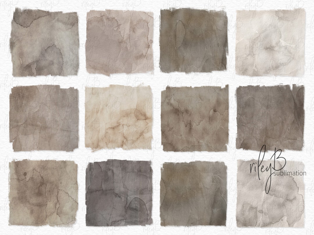 Chai Tea Latte Texture Pngs - Handmade Tea Stain Backgrounds - Photo ...