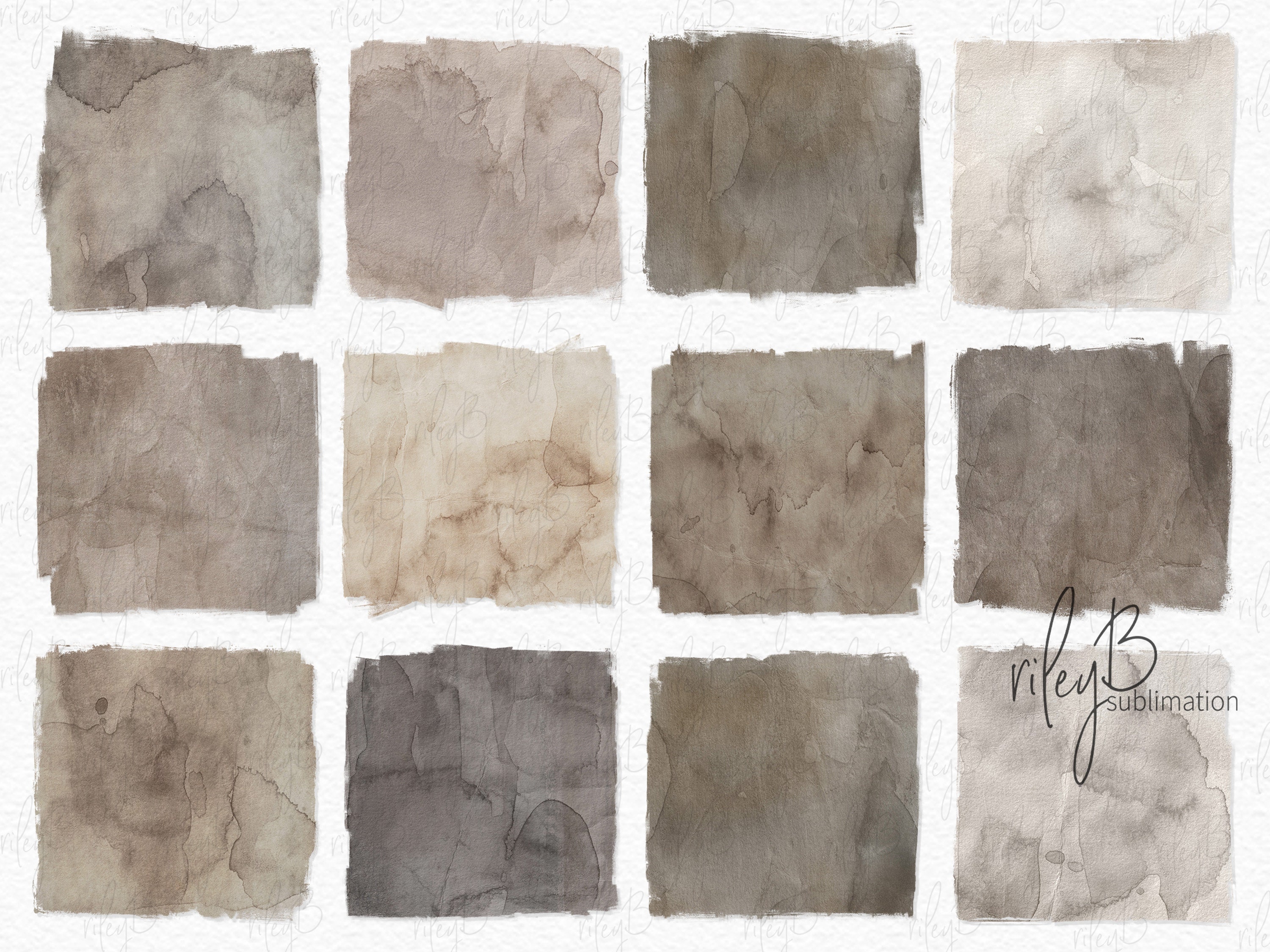 Chai Tea Latte Texture Pngs - Handmade Tea Stain Backgrounds - Photo ...