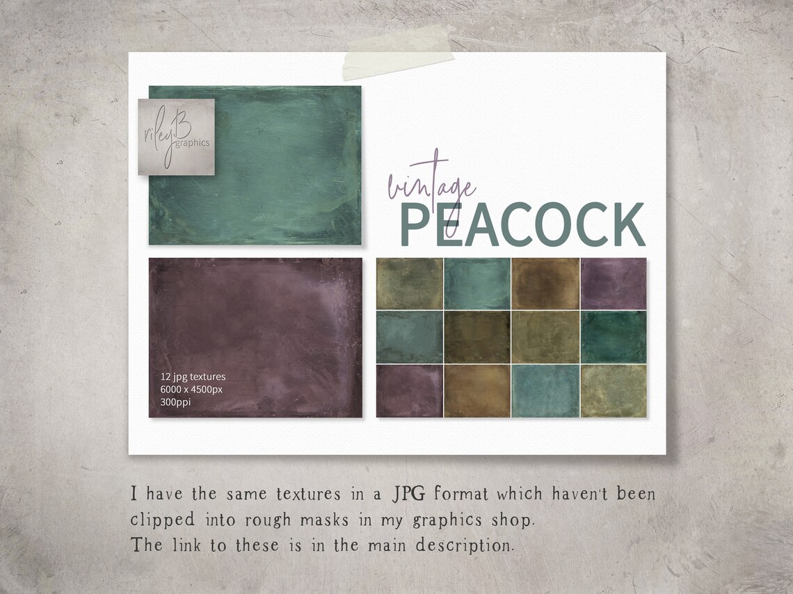 Vintage Peacock Texture Pngs Distressed Peacock Textures Purple Green ...
