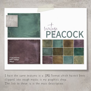Vintage Peacock Texture Pngs - Distressed Peacock Textures - Purple ...