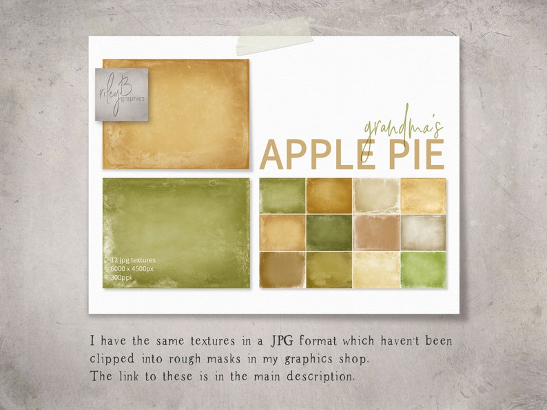 Grandma's Apple Pie Texture Pngs - Beige Apple Green Colored Texture ...