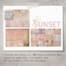 Golden Sunet Texture Pngs - Soft Sunset Textures - Gold and Pastel ...