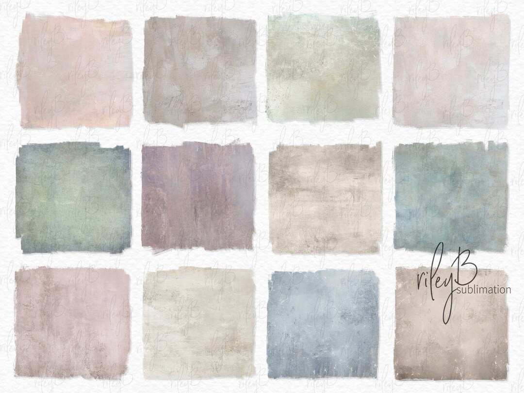 Soft Pastel Texture Pngs - Pastel Distressed Digital Textures - Light ...