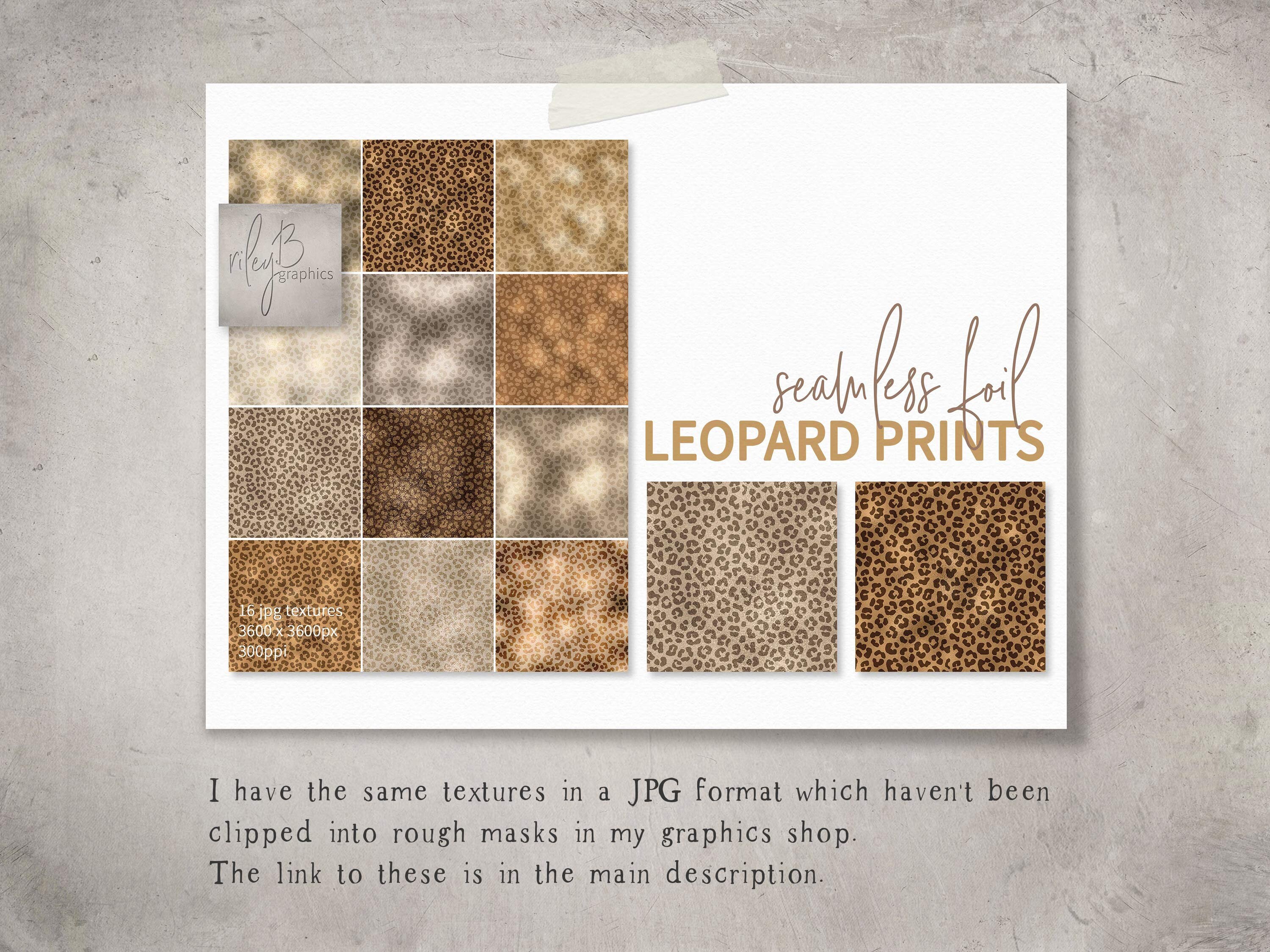 Seamless Leopard Print Foil Sublimation Pngs - Leopard Spot Foil ...