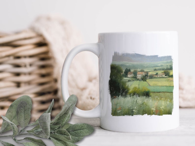 French Countryside Digital Painting Pngs - French Scenery Pngs - French ...