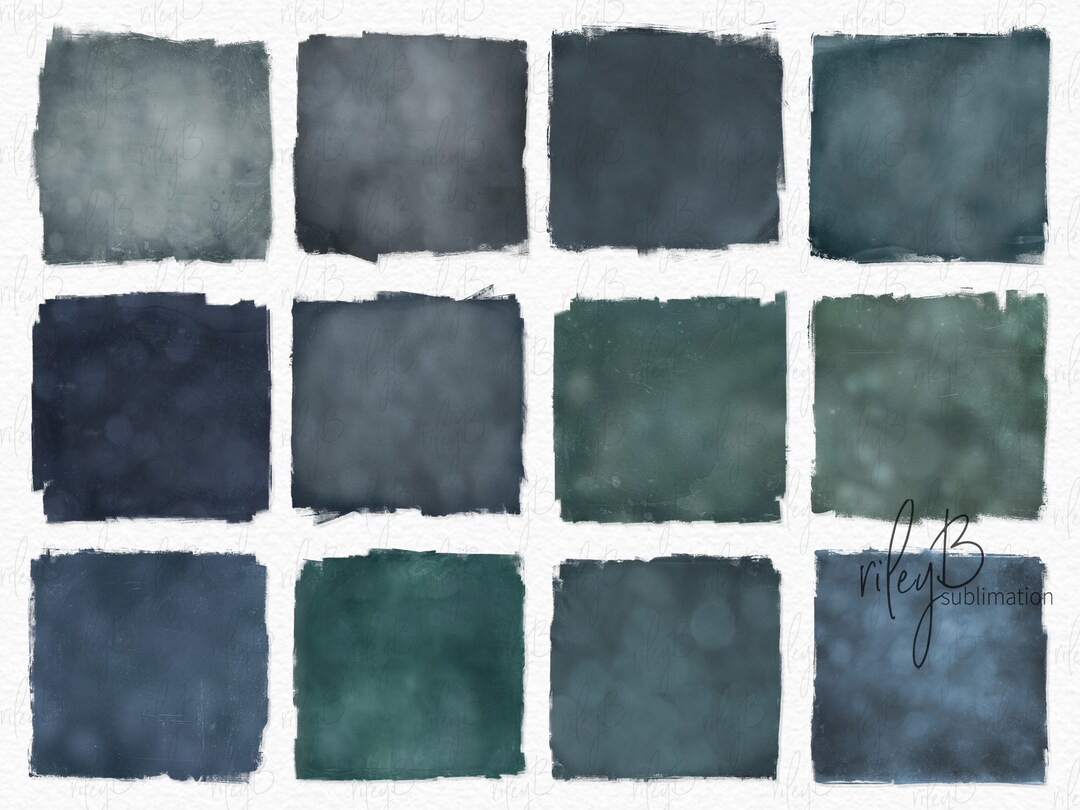 Icy Ocean Textures Sublimation Pngs - Cold Blue Backgrounds - Blue ...