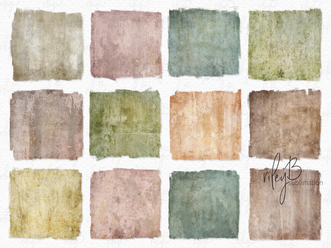 Pastel Earth Texture Pngs - Pastel Distressed Digital Textures - Light ...