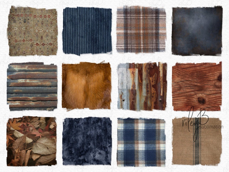 Autumn Blues Textures Pngs - Fall Textures - Navy Autumn - Fall Plaids ...