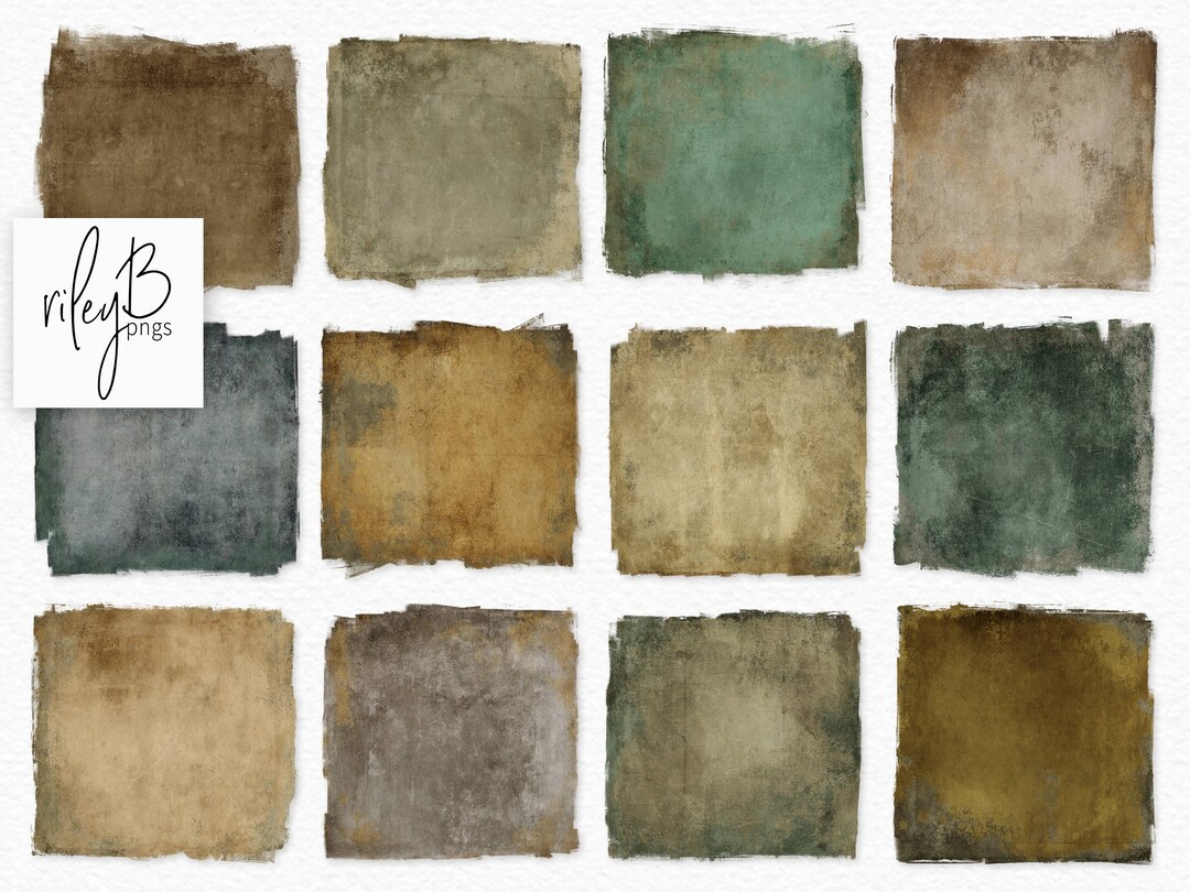 Ranch Rodeo Texture Pngs - Teal and Brown Background Textures - Grunge ...