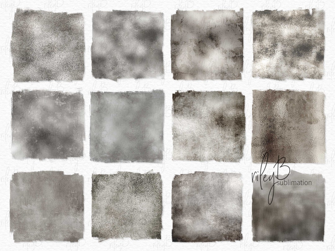 Antique Silver Texture Pngs - Vintage Silver Sublimation Pngs - Old ...