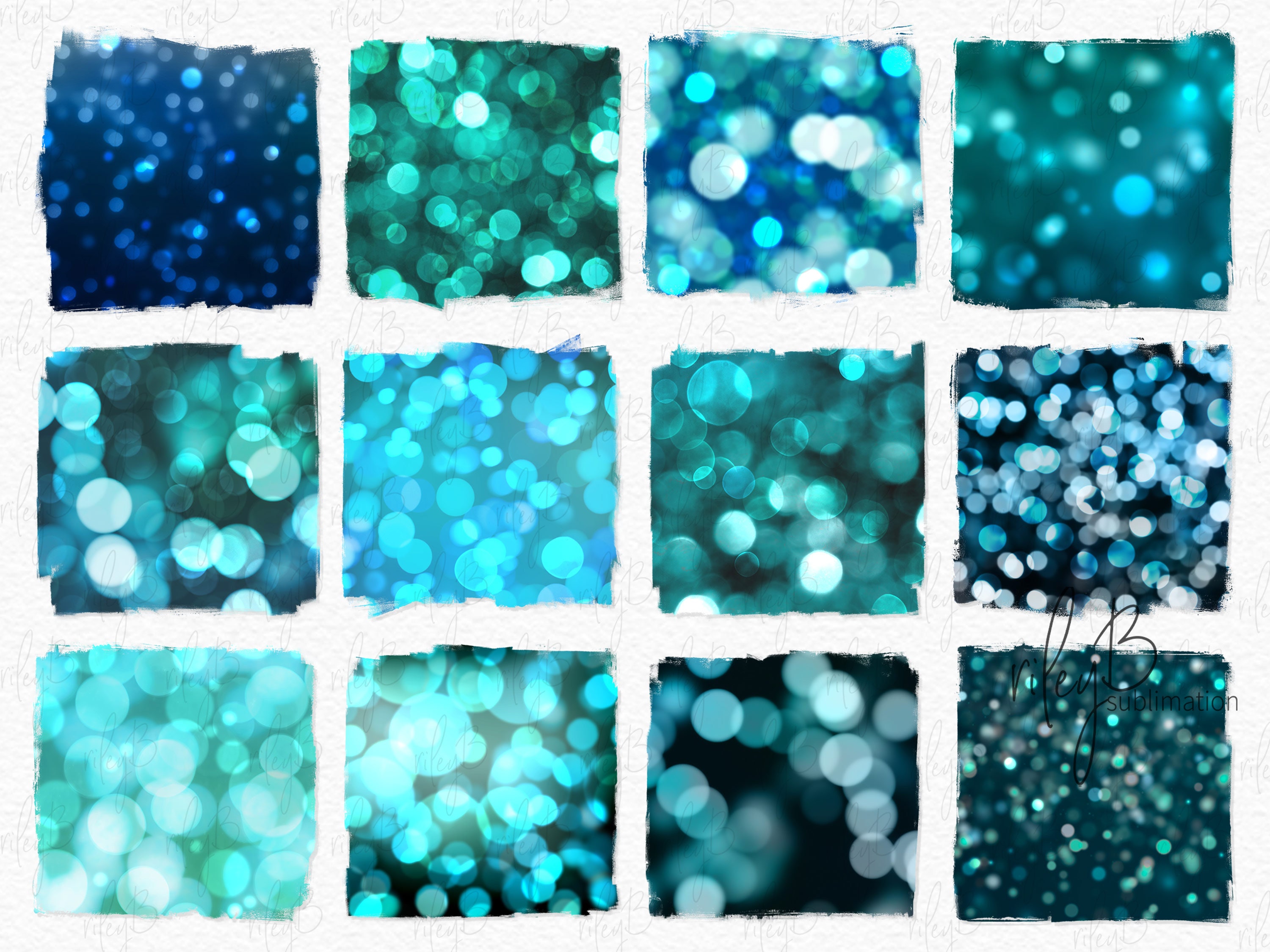 Ocean Bokeh Pngs - Blue Bokeh Backgrounds - Sea Blue Bokeh Backdrops ...
