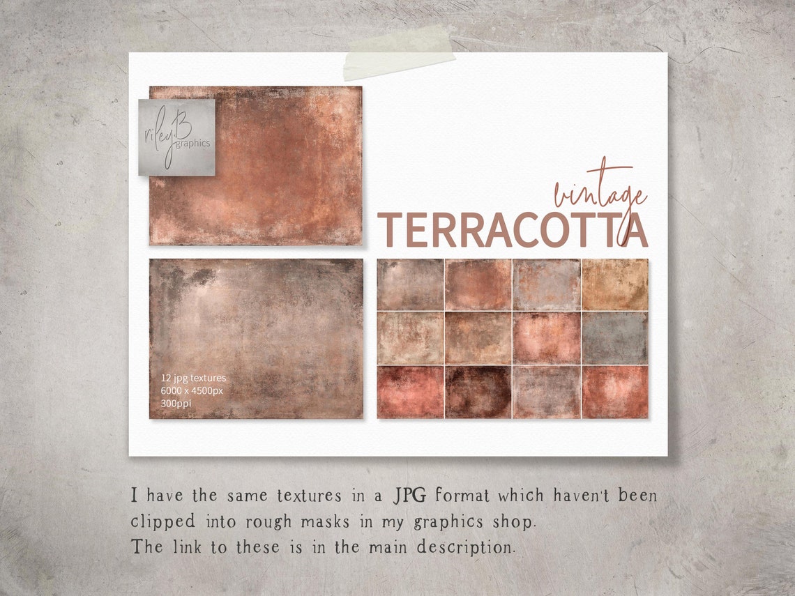 Vintage Terracotta Texture Pngs - Terracotta Color Palette Pngs ...