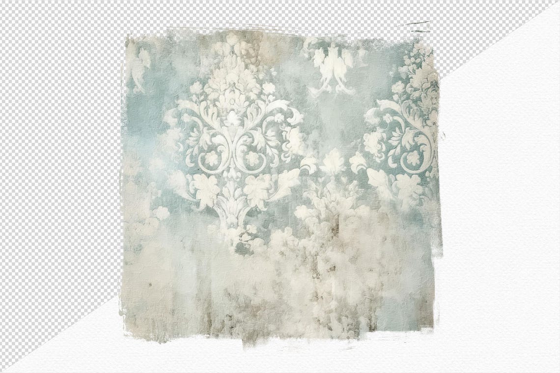 Blue Vintage Wallpaper Pngs - Pale Blue Wallpaper Textures - Grungy ...