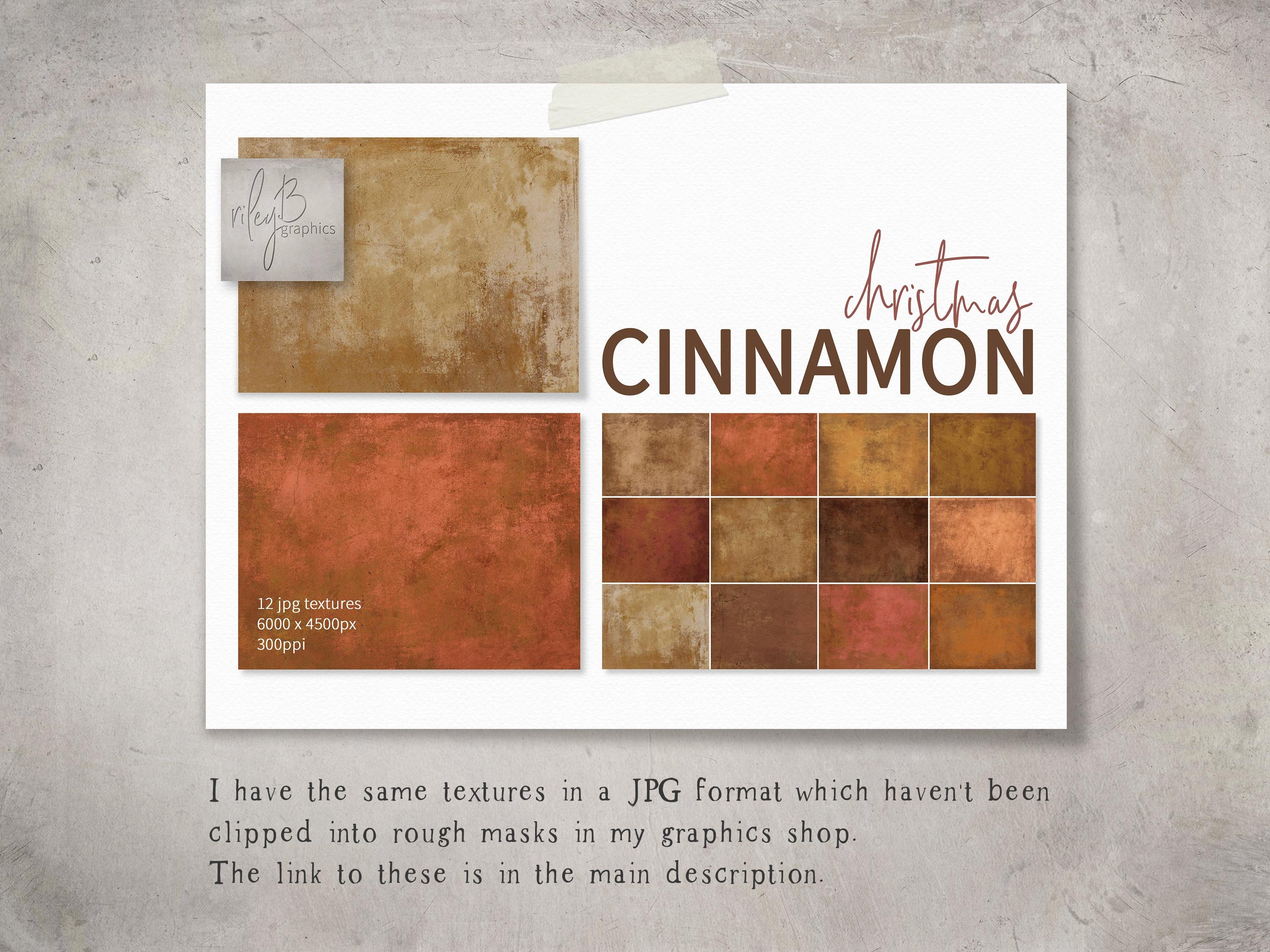Christmas Cinnamon Texture Pngs - Warm Cinnamon Color Palette ...