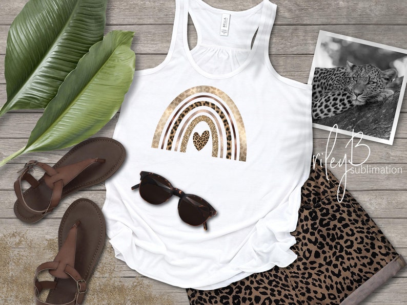 Gold Leopard Print Rainbow PNG - Leopard Rainbow PNG - Rainbow ...