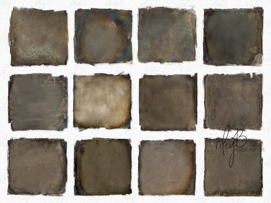 Vintage Tin Type III Texture Pngs - Brown Tone Vintage Tin Types ...