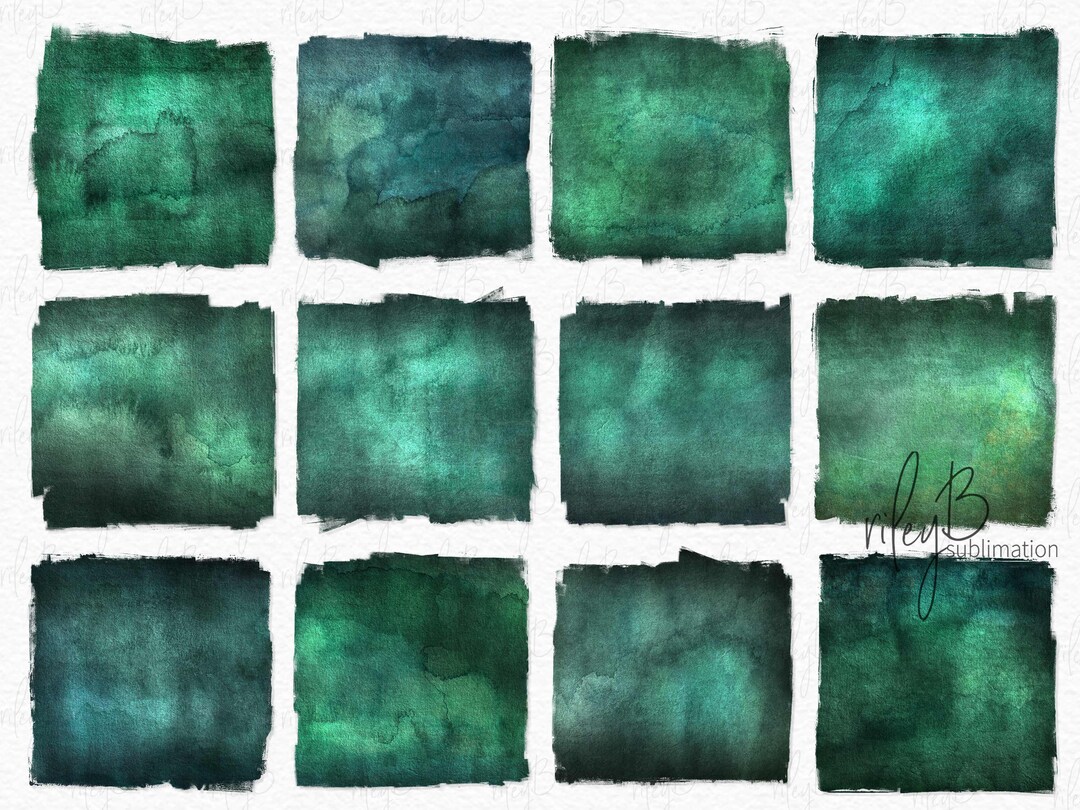 Emerald Lagoon Texture Pngs - Emerald Green Textures Sublimation Pngs ...