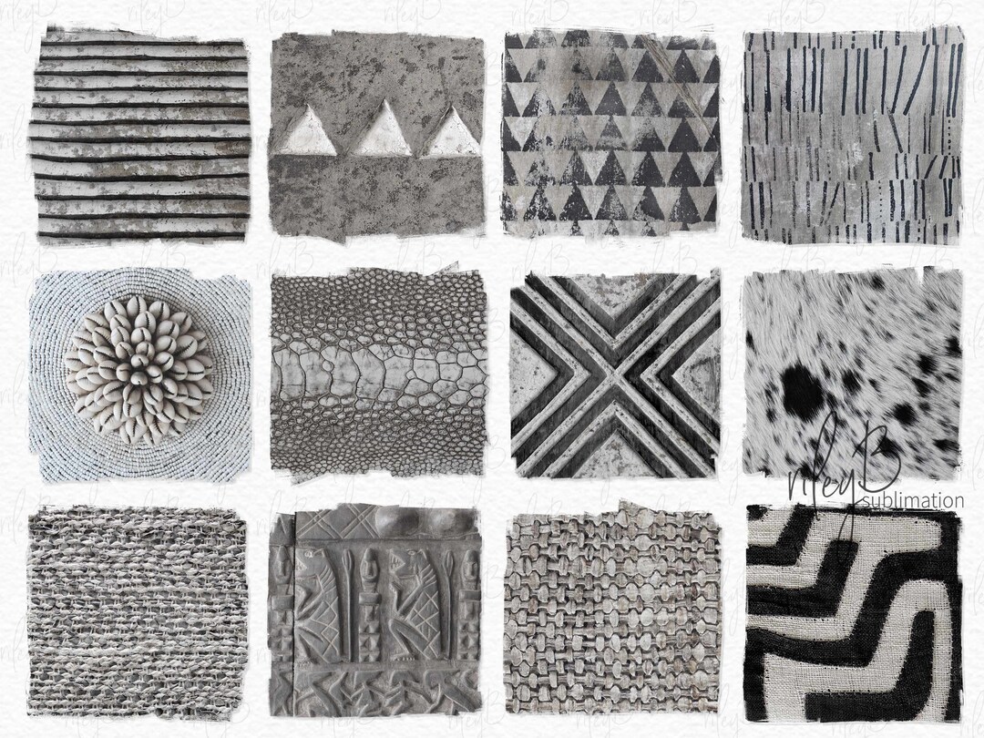 Grey African Texture Pngs - African Backgrounds - African Digital ...