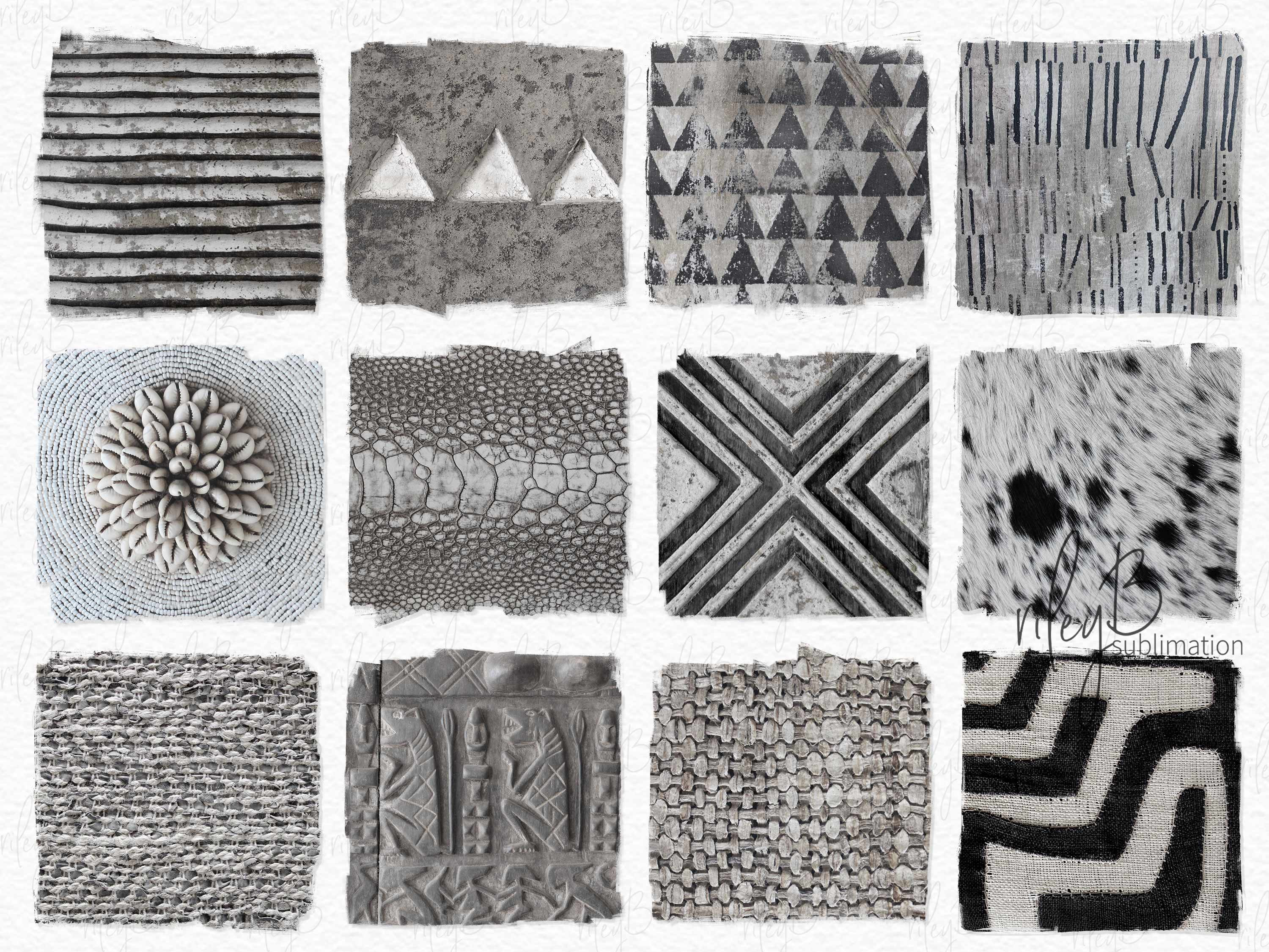 Grey African Texture Pngs - African Backgrounds - African Digital ...