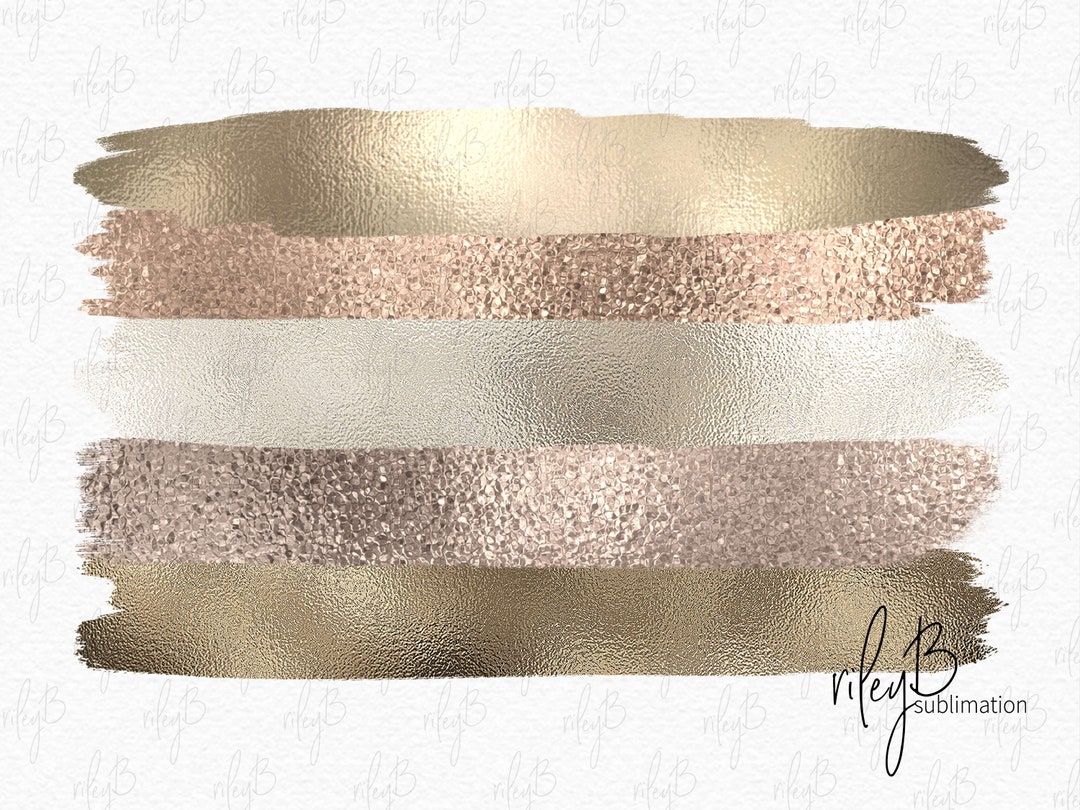 Gold Shimmer Brush Strokes PNG - Sublimation Gold Shimmer Clipart ...