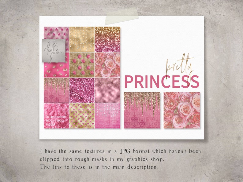 Pretty Princess Texture Pngs - Pink and Gold Princess Textures ...
