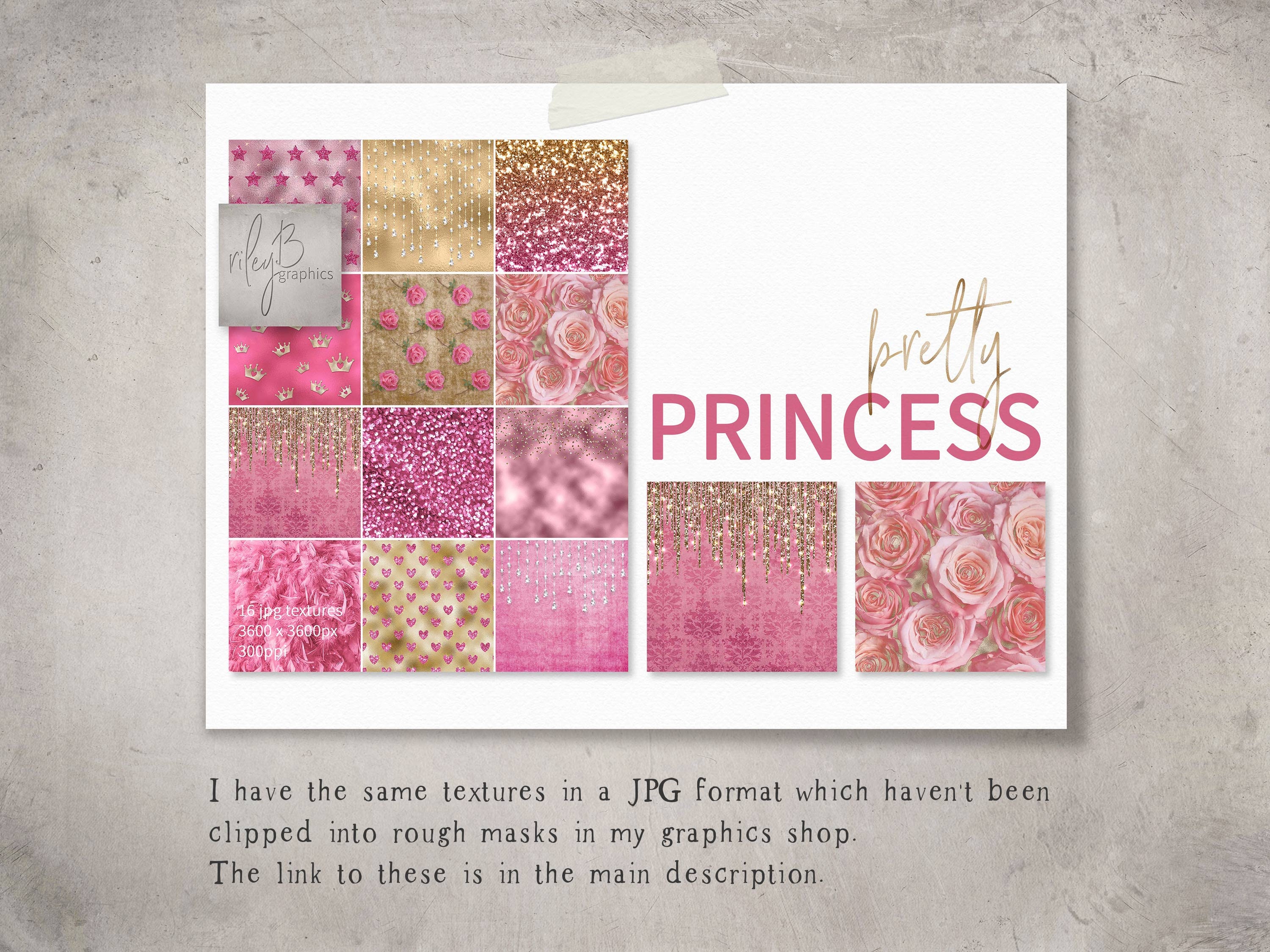 Pretty Princess Texture Pngs - Pink and Gold Princess Textures ...