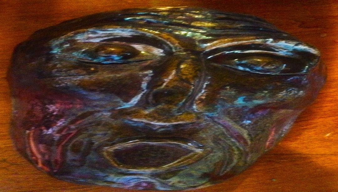 Raku Mask Wall Hanging - Etsy