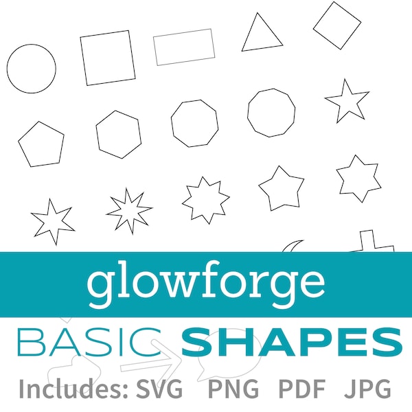 Basic Shapes Svg - Etsy