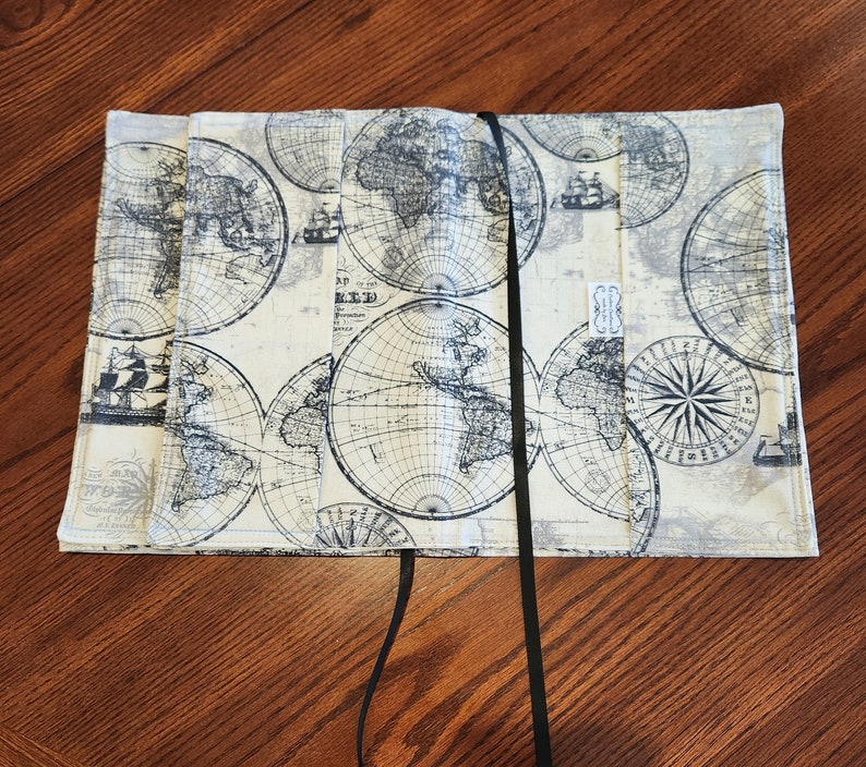 Double Book Cover for Big Book and 12x12 Gray Map Material - Etsy