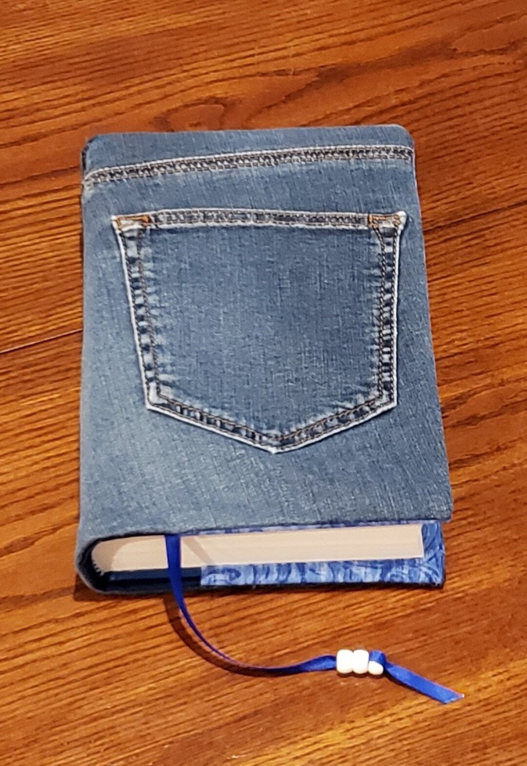 Alcoholics Anonymous Big Book Cover, Made From Jeans and Cotton ...
