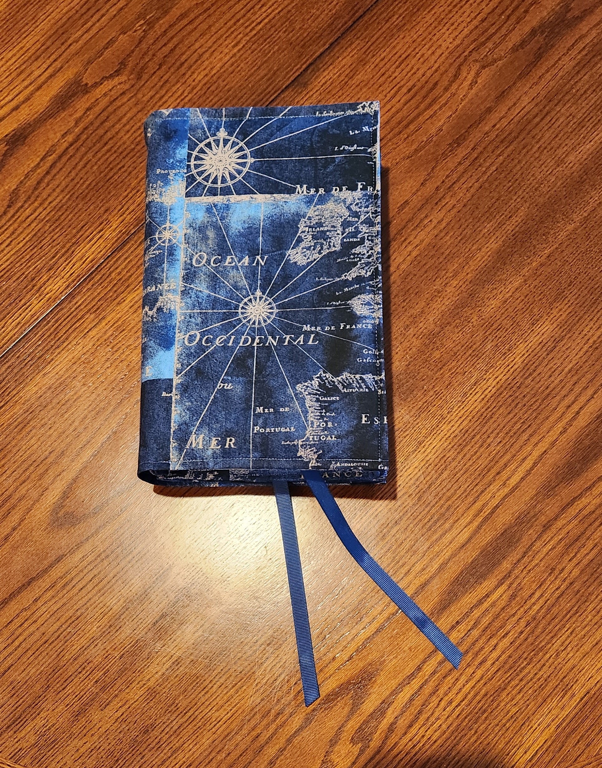 Double Book Cover for Big Book and 12x12 Blue Map Material 2010 - Etsy