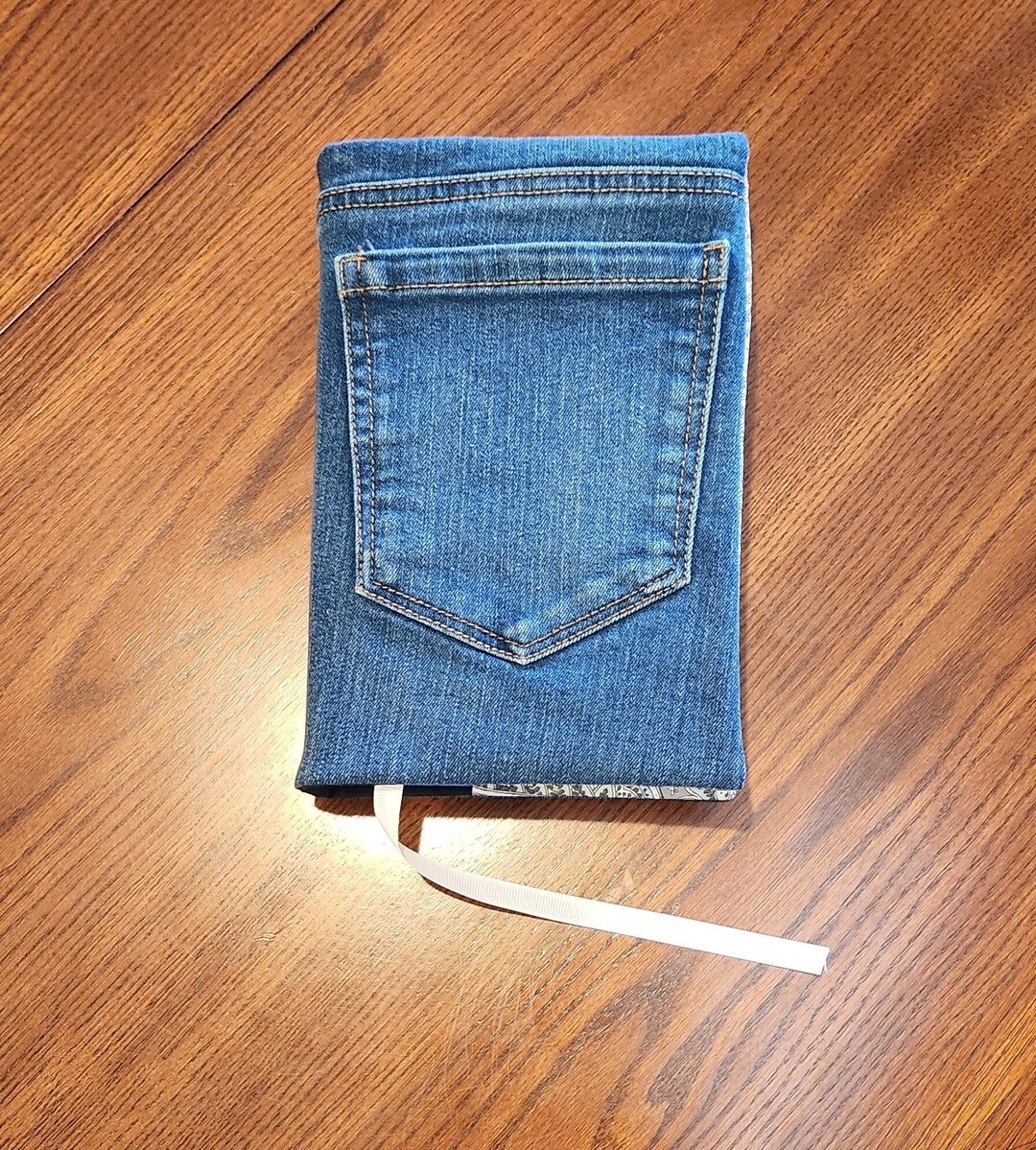 Alcoholics Anonymous Big Book Cover, Made From Jeans and Cotton ...